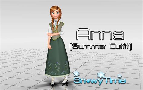 Mmd Anna Summer By Snowytime On Deviantart