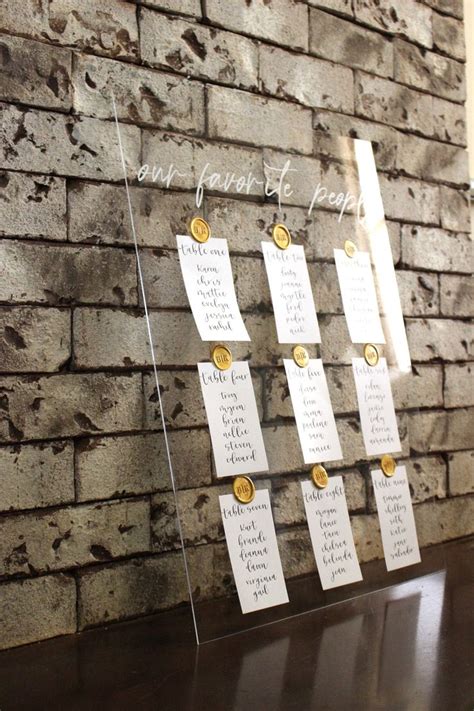 Seating Chart Cards Table Assignment Chart Wedding Calligraphy Seat