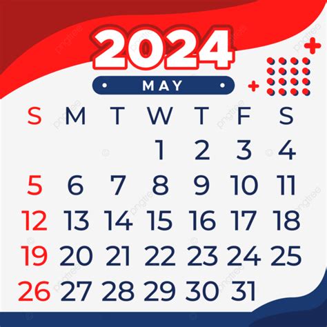 รูปการออกแบบปฏิทินพฤษภาคม 2567 เวกเตอร์ Png พฤษภาคม 2024 พฤษภาคม 2024 ปฏิทิน ปฏิทินปี 2567