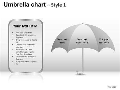 Umbrella Chart Style Powerpoint Presentation Slides Templates PowerPoint Presentation Slides