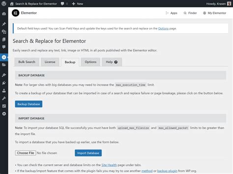 Search And Replace For Elementor