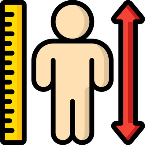 Height Basic Miscellany Lineal Color Icon