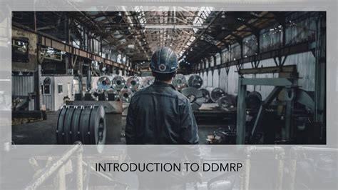 Introduction To Demand Driven Mrp