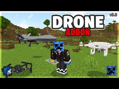 Drone Addon Minecraft Bedrock Minecraft Mod