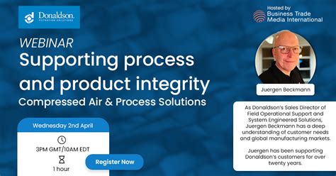 Supporting Process And Product Integrity Donaldson And Btmi Webinars
