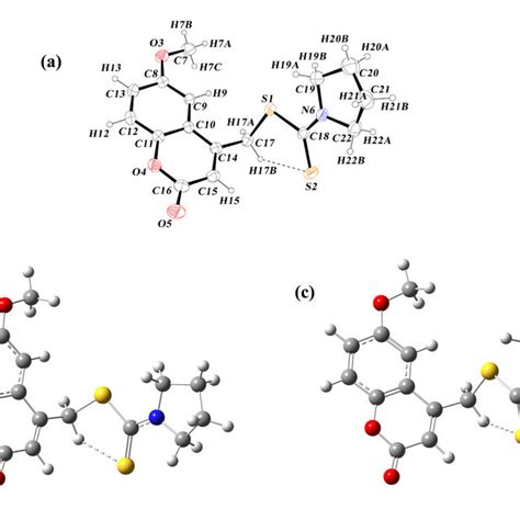 A The Experimental Geometric Structure Of The Title Compound 18