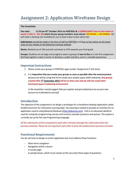 User Centered Design Assignment 2 Cosc2628 User Centered Design