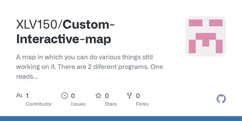 Github Xlv Custom Interactive Map A Map In Which You Can Do Various Things Still Working