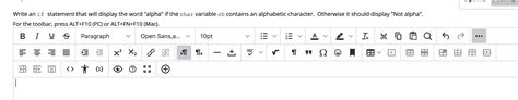 Solved Cwrite An If ﻿statement That Will Display The Word