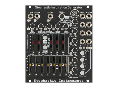 Stochastic Instruments Sig Stochastic Inspiration Generator Reverb