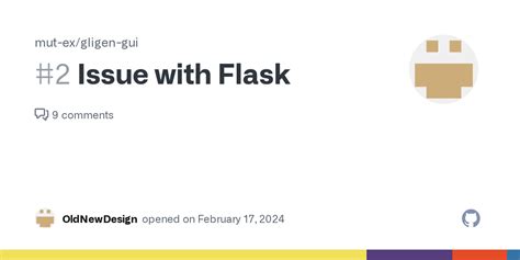 issue with flask · issue 2 · mut ex gligen gui · github