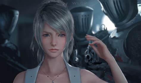 Lunafreya Nox Fleuret Hd Wallpaper Final Fantasy Xv By Wang Ling