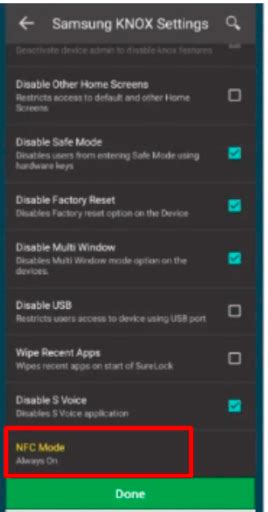 How To Solve The NFC Issue On Samsung Devices 42Gears Knowledge Base