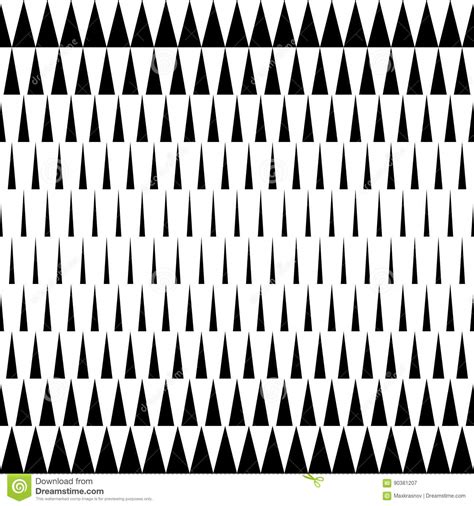 Seamless Triangle Pattern Stock Vector Illustration Of Mosaic 90381207