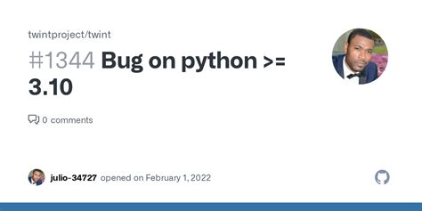 Bug On Python Issue Twintproject Twint Github