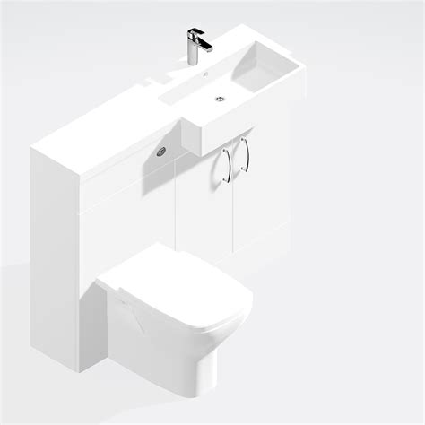 1100mm Square Basin Combination Set Meon Paramount Bathrooms
