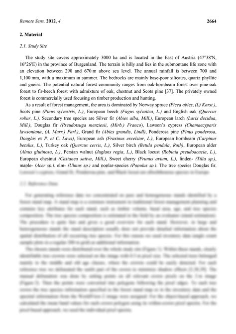 Solution Tree Species Classification With Random Forest Using Very High Spatial Resolution 8
