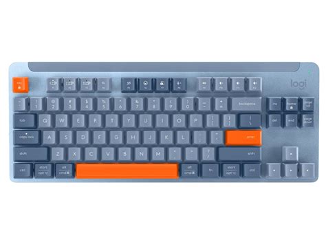 Logitech Signature K Wireless Mechanical Tenkeyless Keyboard Blue Grey Keyboards