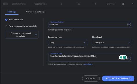 How To Add A Dad Joke Command To Streamelements Show Me Your Bot