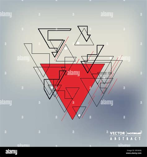 Vector Abstract Pattern With Triangle Connect Lines And Dots On Gradient Background Web Line