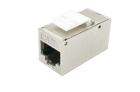 Cat6 Die Cast Ftp Inline Coupler Jack With Latch Ctk Contact