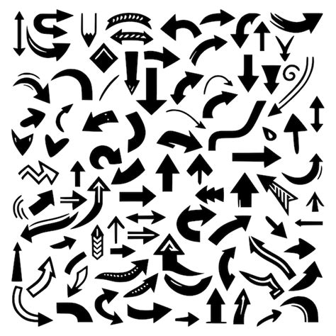 Premium Vector Set Of Arrows