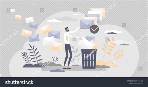 Email Filter Inbox Content Analysis Sort Stock Vector Royalty Free