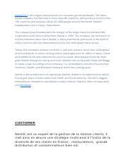 Exploring Nestlé Global Impact Customer Relations Strategy Course Hero