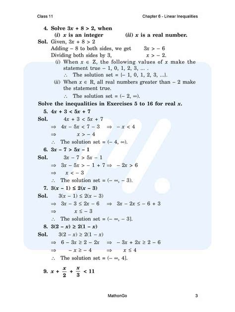 NCERT Solutions For Class 11 Maths Chapter 6 Exercise 6 1 MathonGo