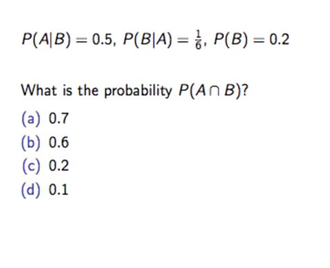 Solved P Ab P Bia P B What Is The Chegg Com