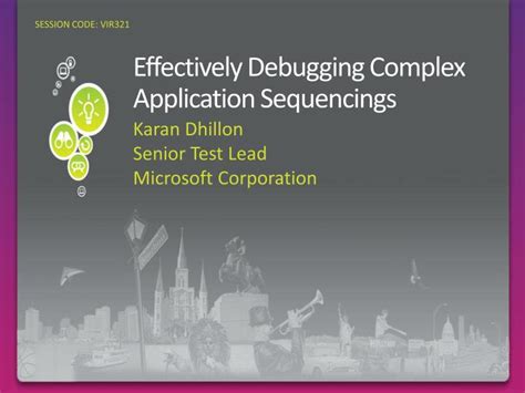 ppt effectively debugging complex application sequencings powerpoint