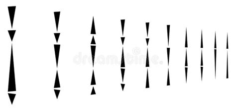 Irregular Dashed Segmented Vertical Lines In A Row 3d Stripes In