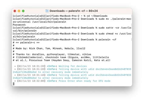 How To Jailbreak IPhone Using Palera N IOS Mac IClarified