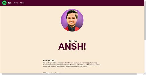 Add About Us Page · Issue 31 · Anshsinghsonkhia40pie Music Player Website · Github