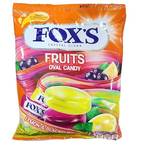 Foxs Crystal Clear Oval Candy Lemon And Blackcurrant Ntuc Fairprice