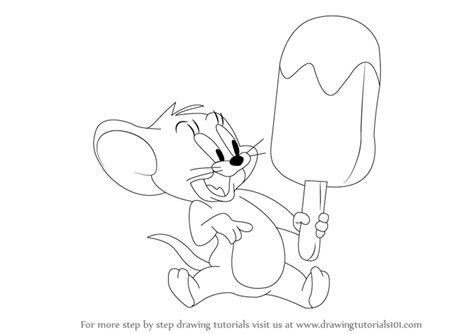 How To Draw Jerry From Tom And Jerry Tom And Jerry Step By Step DrawingTutorials101 Com