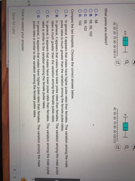 Solved Use The Same Scales To Construct Modified Boxplots
