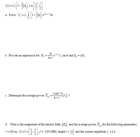 Given The Following Triangular Current Chegg Com