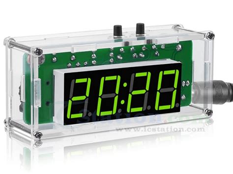 Dc 5v 4bit Digital Electronic Clock Tempreature Date Time Display Kits
