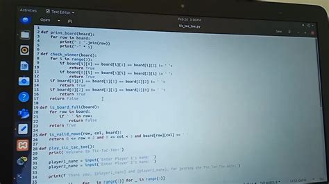 Video Madhavi Muttukuru On Linkedin Tictactoe Python