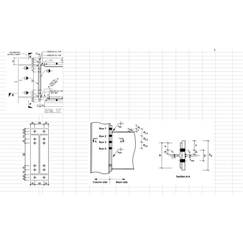 Steel End Plate Connection Design Excel Spreadsheet Shopee Malaysia