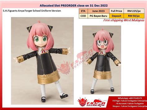 S H Figuarts Anya Forger School Uniform Version Hobbies Toys Toys Games On Carousell
