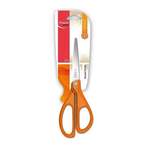 Scissors Maped Orange Handle 21cm The Deckle Edge