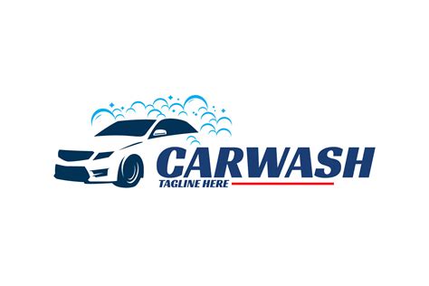 Car Wash Logo Design Template Grafik Von Nicemorning · Creative Fabrica