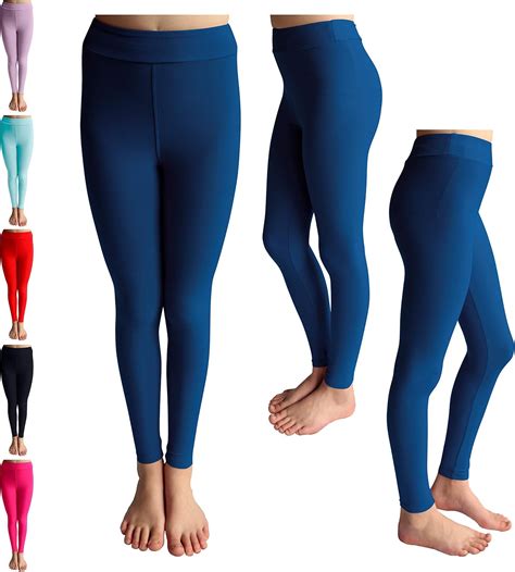 Premium Soft Girls Leggings Best High Waist Ankle Length 4 Way