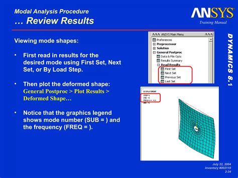 Ansys Modal Analysis PPT