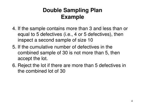 Ppt Double And Multiple Sampling Plan Powerpoint Presentation Free Download Id9574701