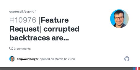 Feature Request Corrupted Backtraces Are Common But Too Hard To Debug Idfgh 9629 · Issue