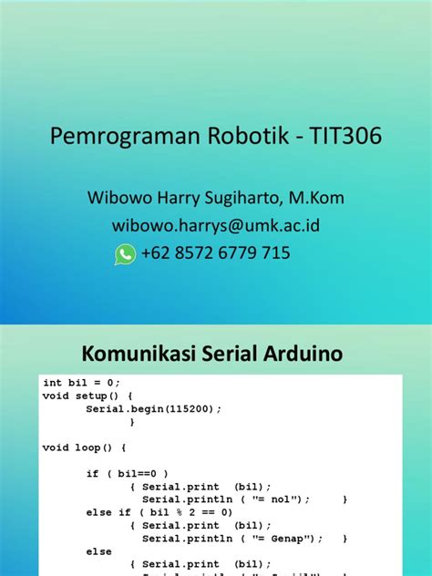 Komunikasi Serial Arduino Pdf Pdf Teknologi And Rekayasa