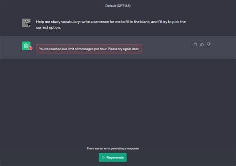 Im Using Chatgpt 35 And It Told Me That Ive Reached The Limit Of
